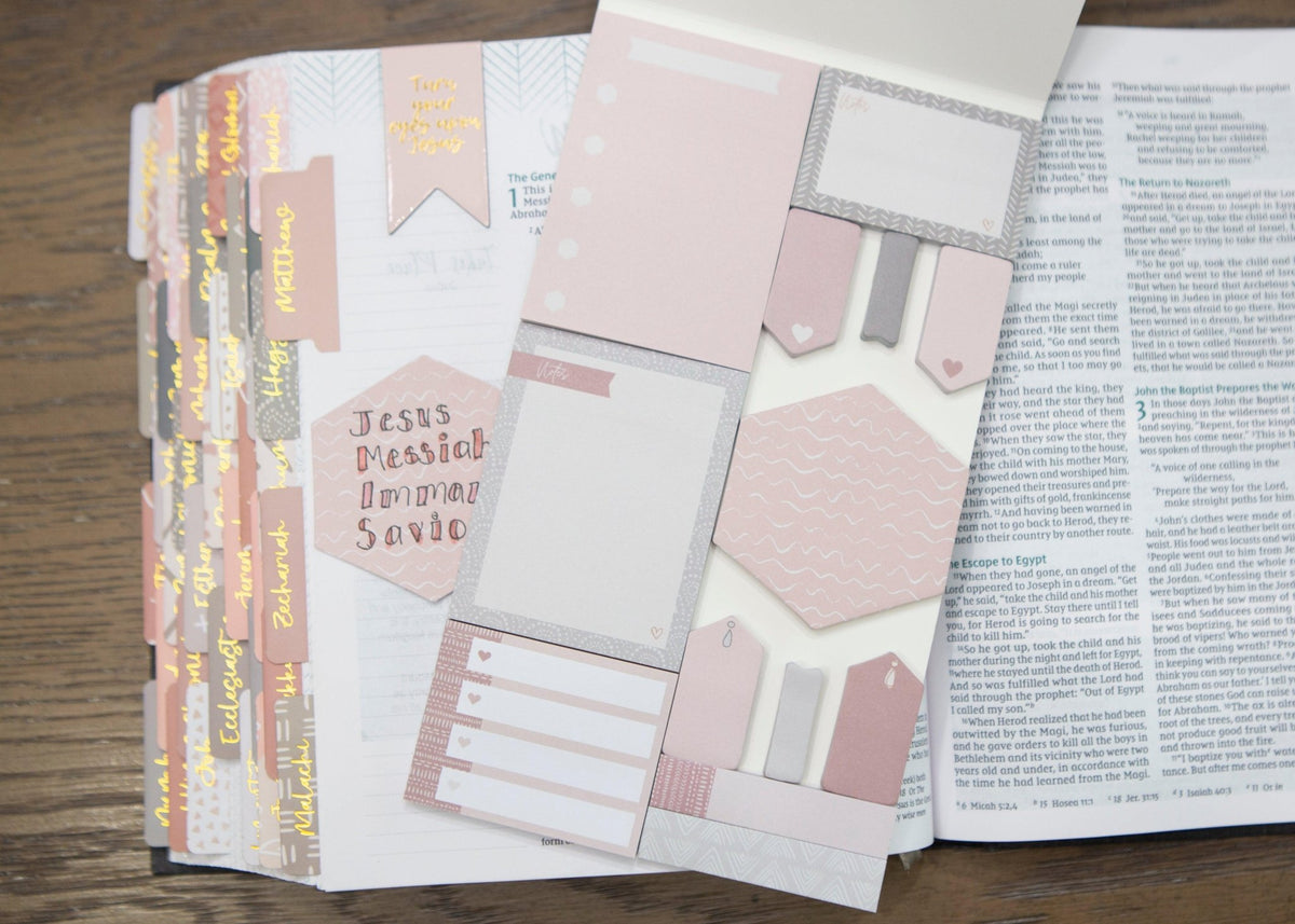 Selah Bible Study Sticky Notes | Sticky Note Set – chosenandcherishedshop