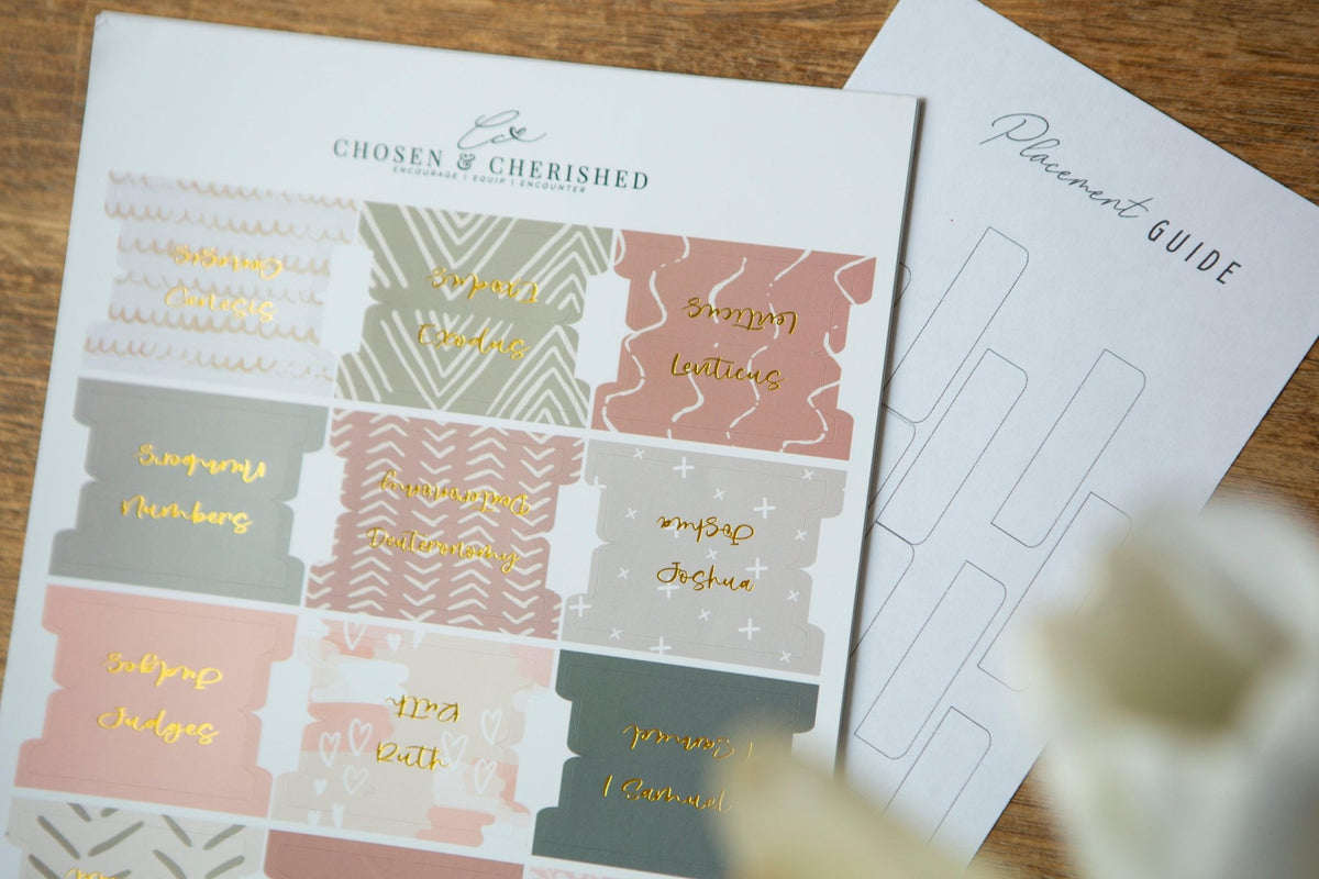 Bible Tabs | Terracotta Bible Book Tabs – chosenandcherishedshop