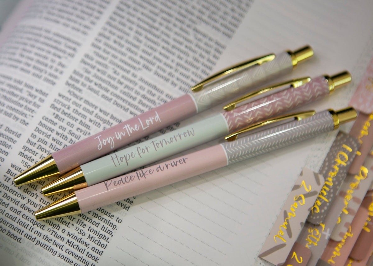 Bible Study Pens | Christian Pen Set – chosenandcherishedshop
