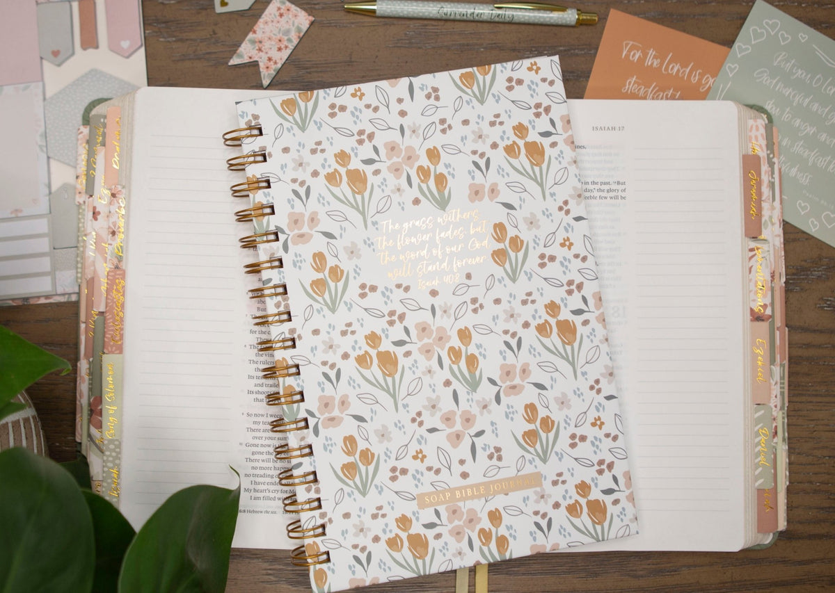 Journal for SOAP Bible Study Method | Isaiah 40:8 – chosenandcherishedshop