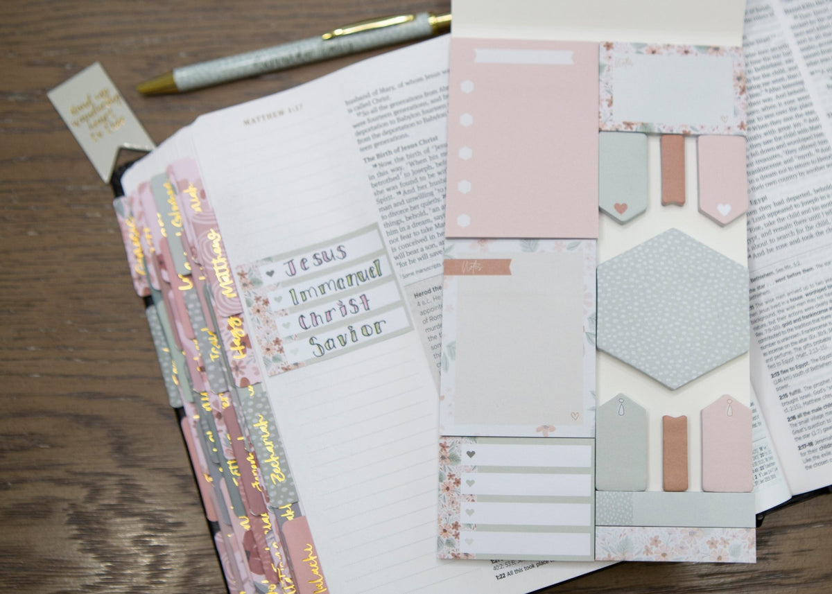 Selah Bible Study Sticky Notes | Sticky Note Set for Bible ...