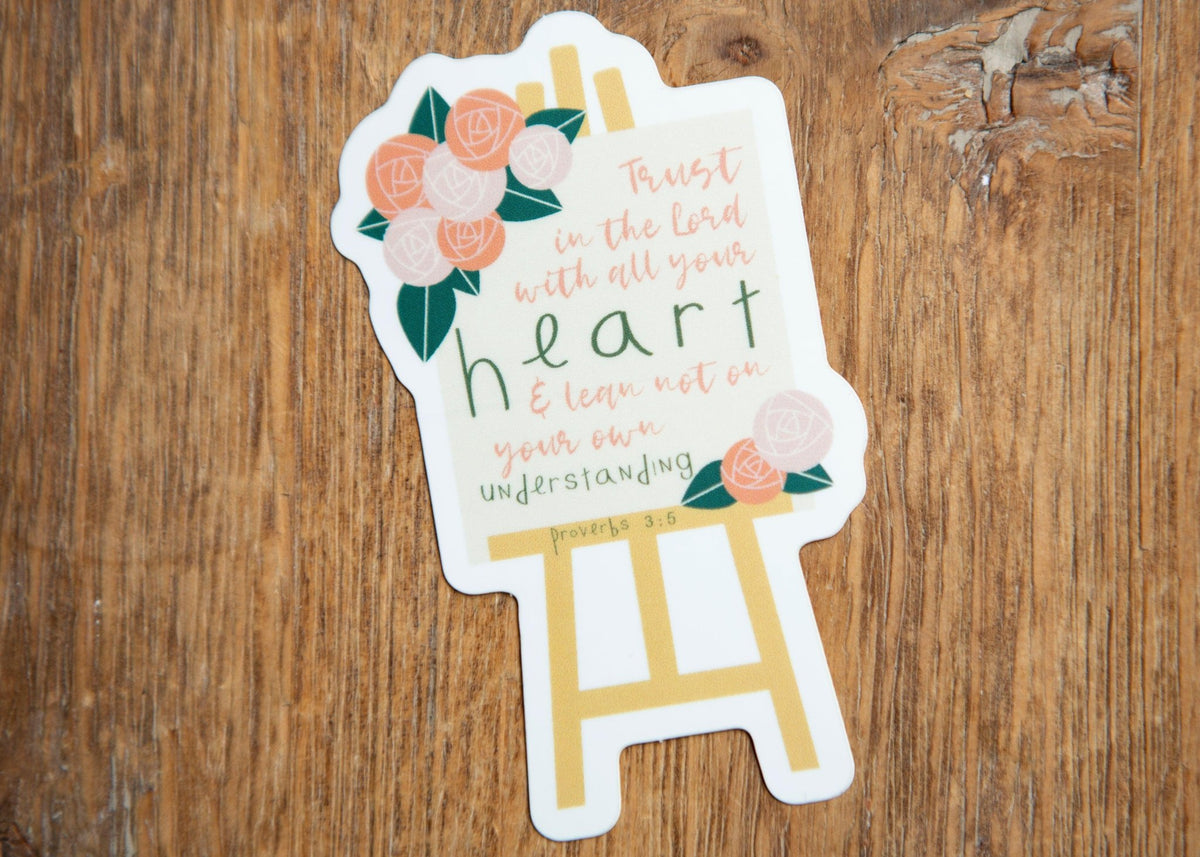 Waterproof Christian Stickers | Trust in the Lord Sticker ...